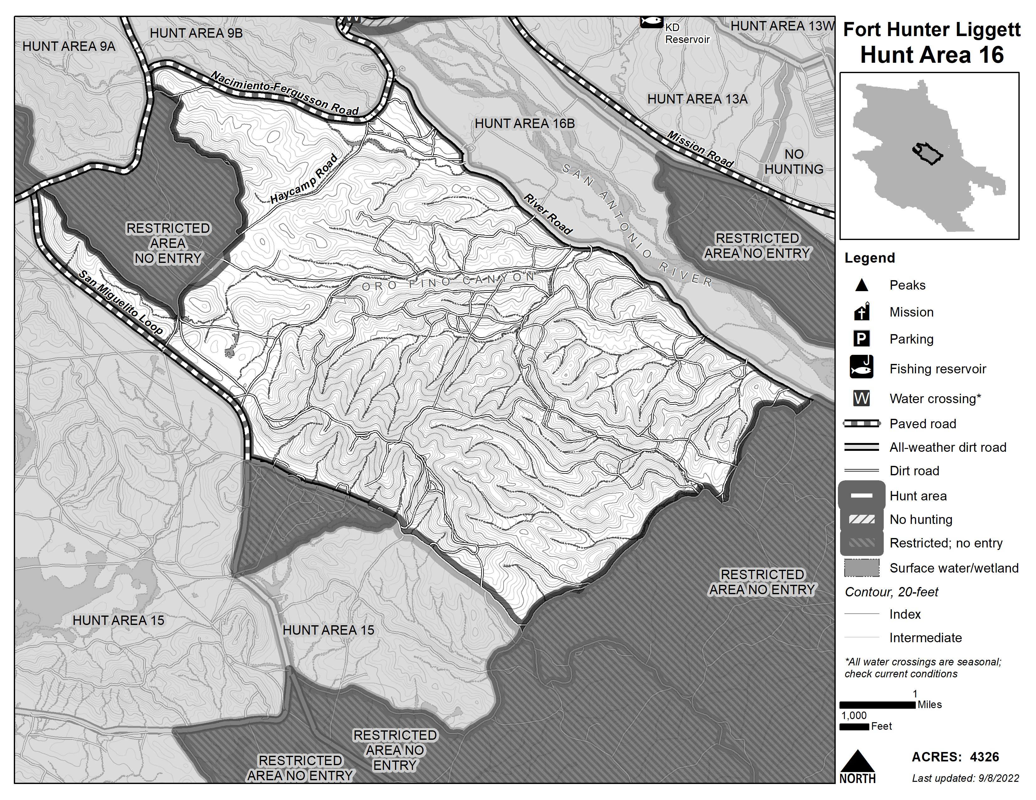 Maps - Fort Hunter Liggett - iSportsman