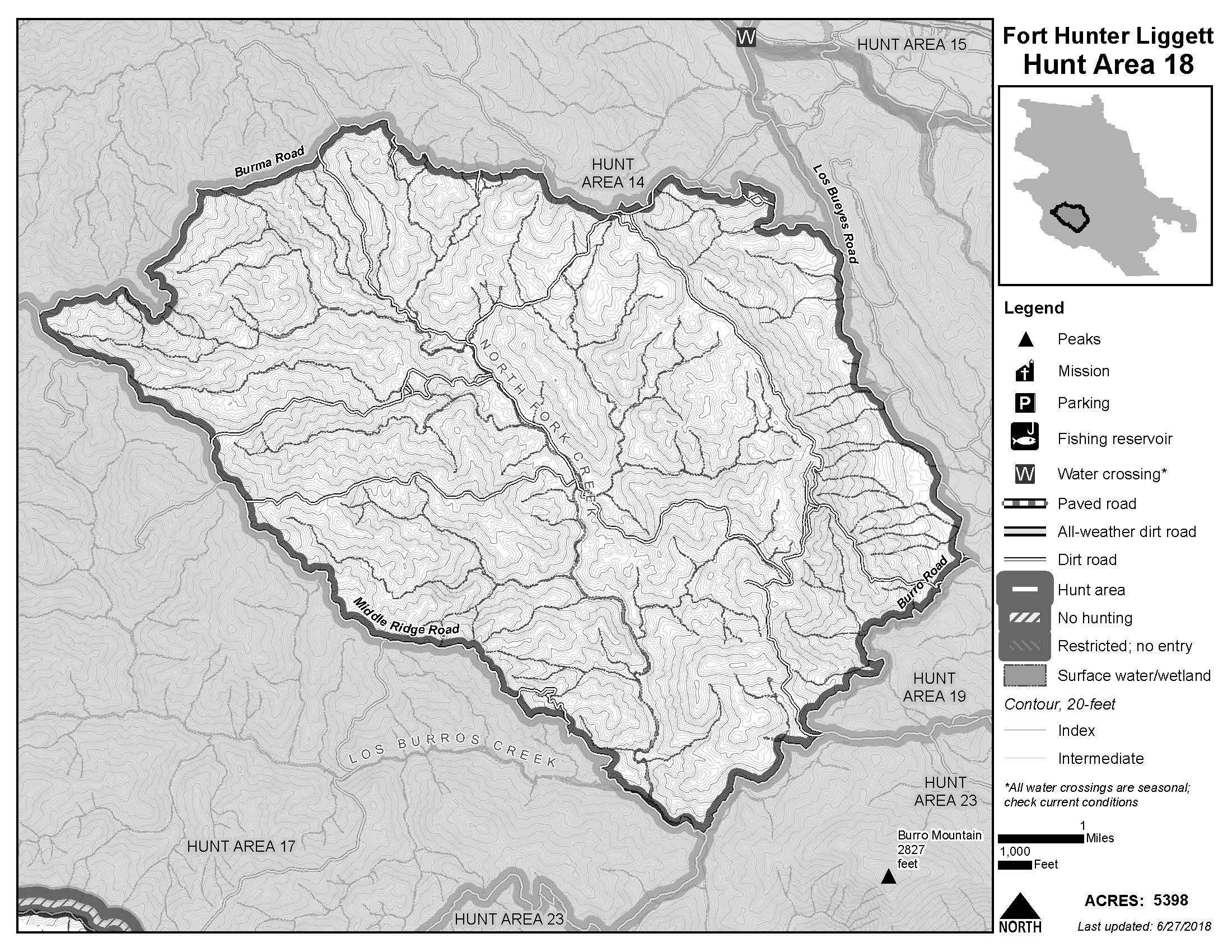 Maps - Fort Hunter Liggett - iSportsman