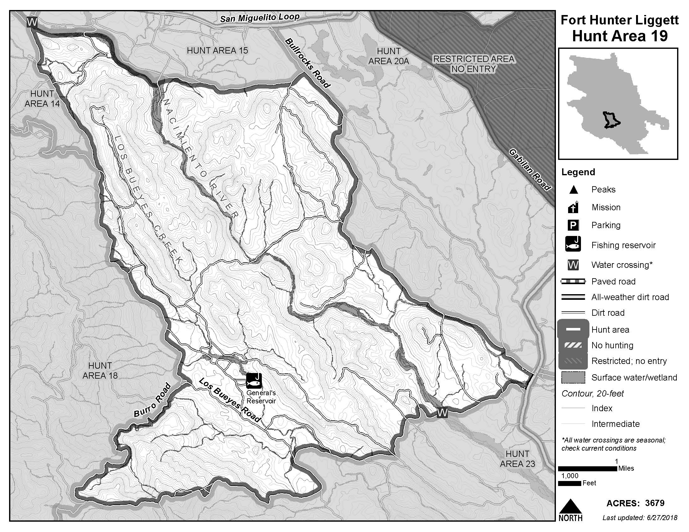 Maps - Fort Hunter Liggett - iSportsman