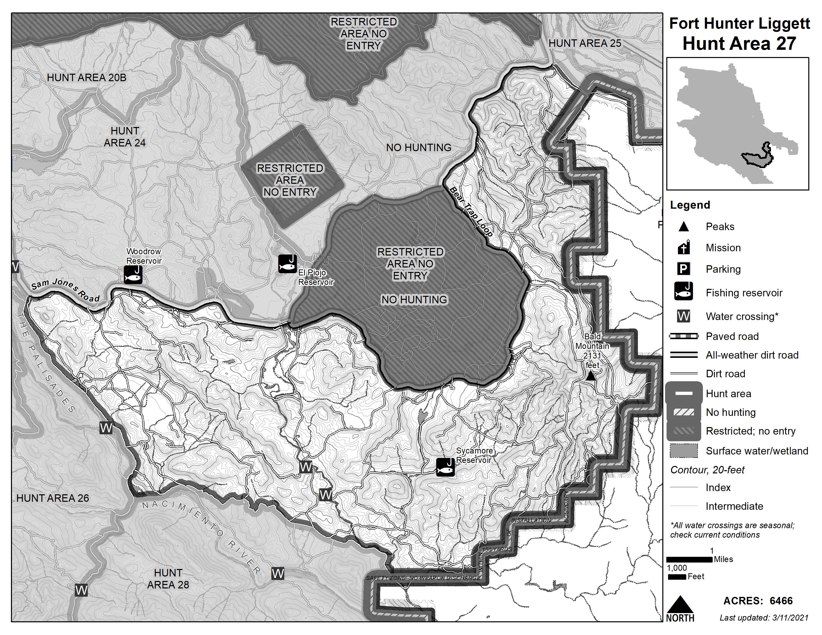 Maps - Fort Hunter Liggett - iSportsman