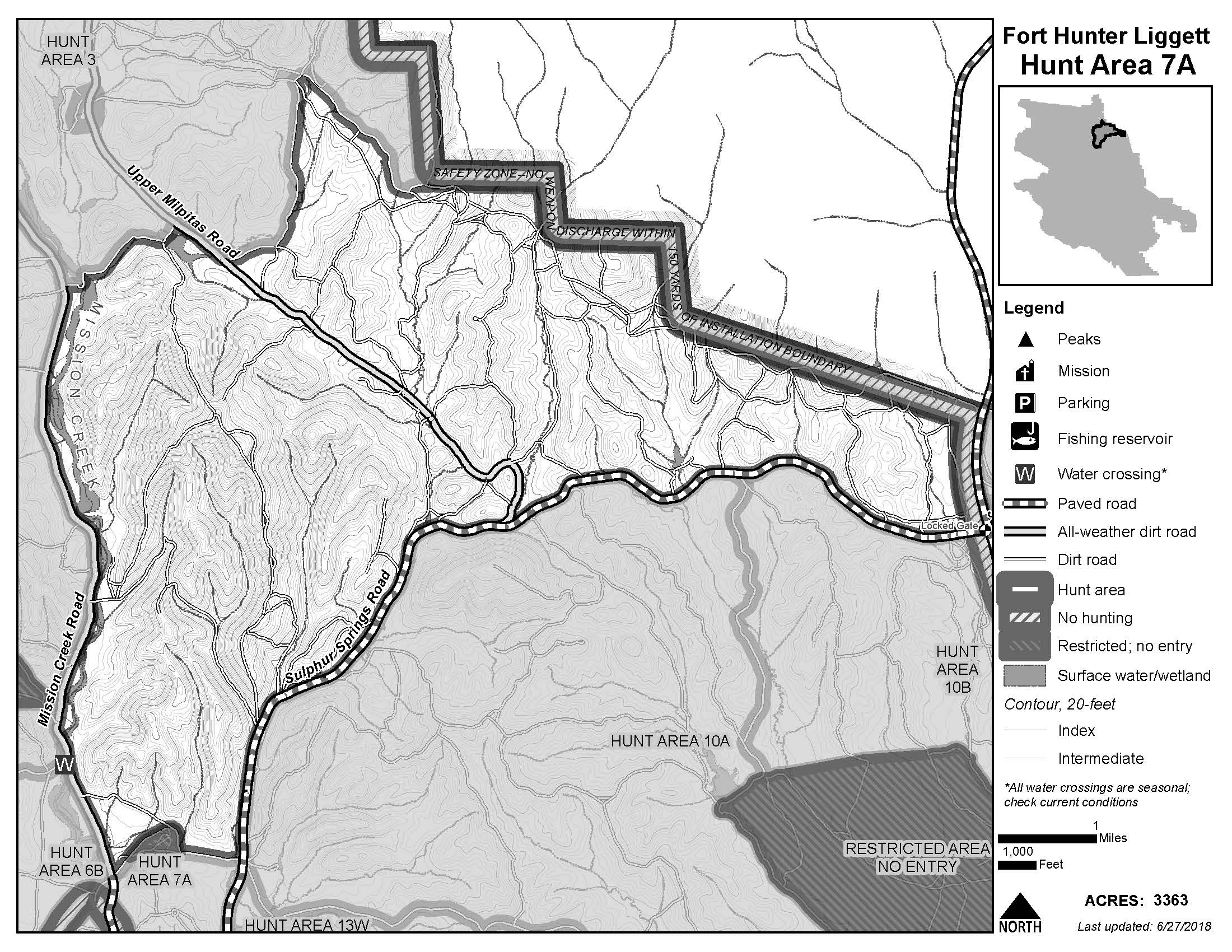 Maps - Fort Hunter Liggett - iSportsman