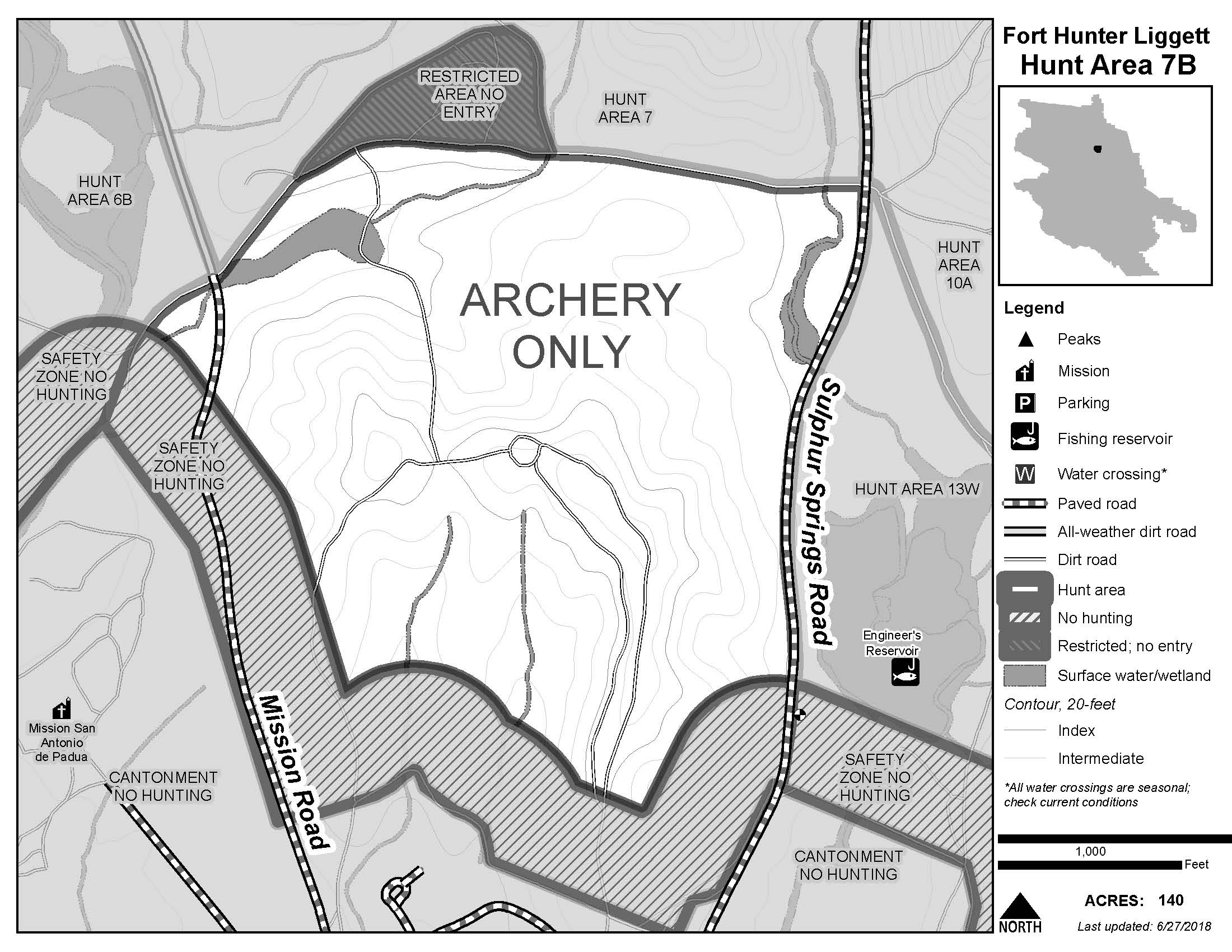 Maps - Fort Hunter Liggett - iSportsman