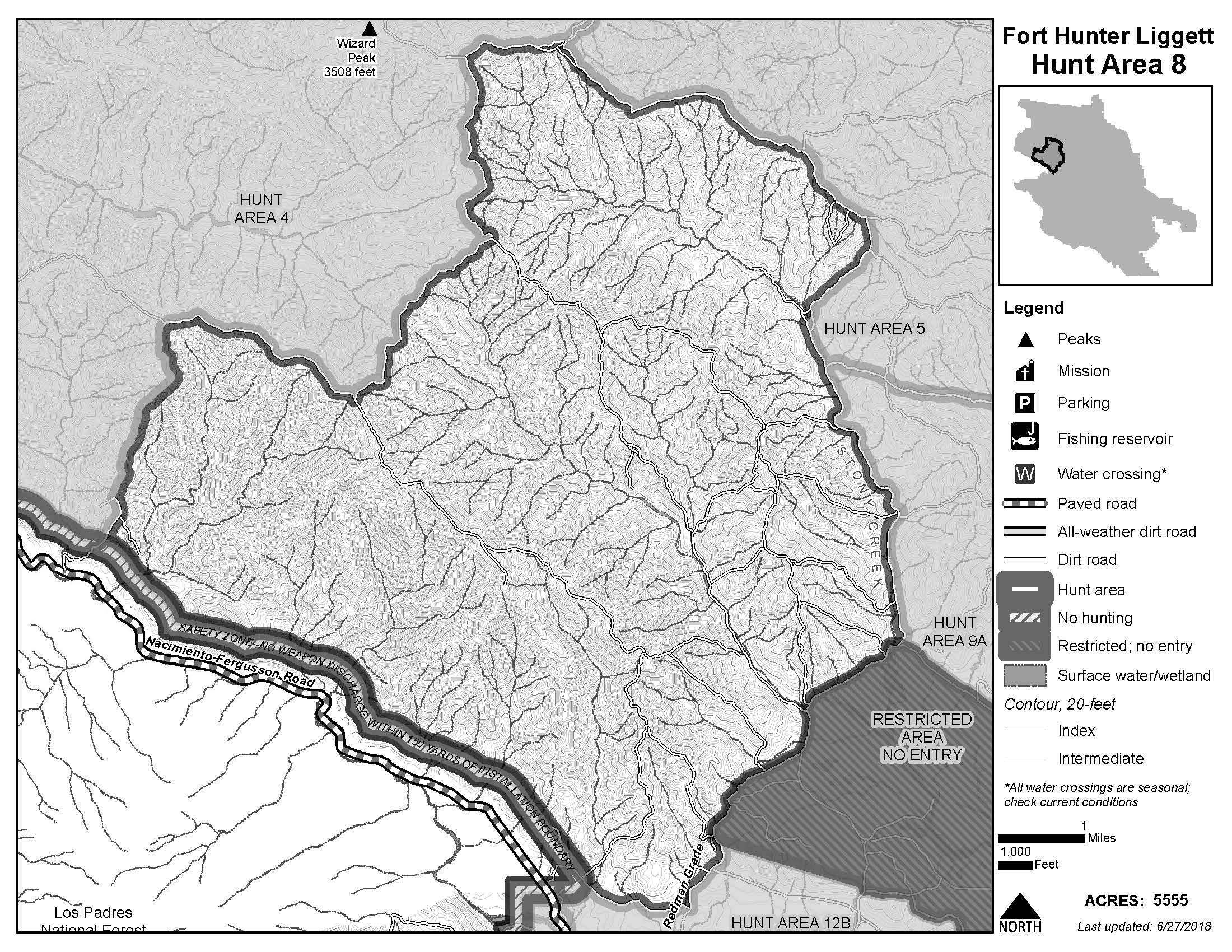 Maps - Fort Hunter Liggett - iSportsman