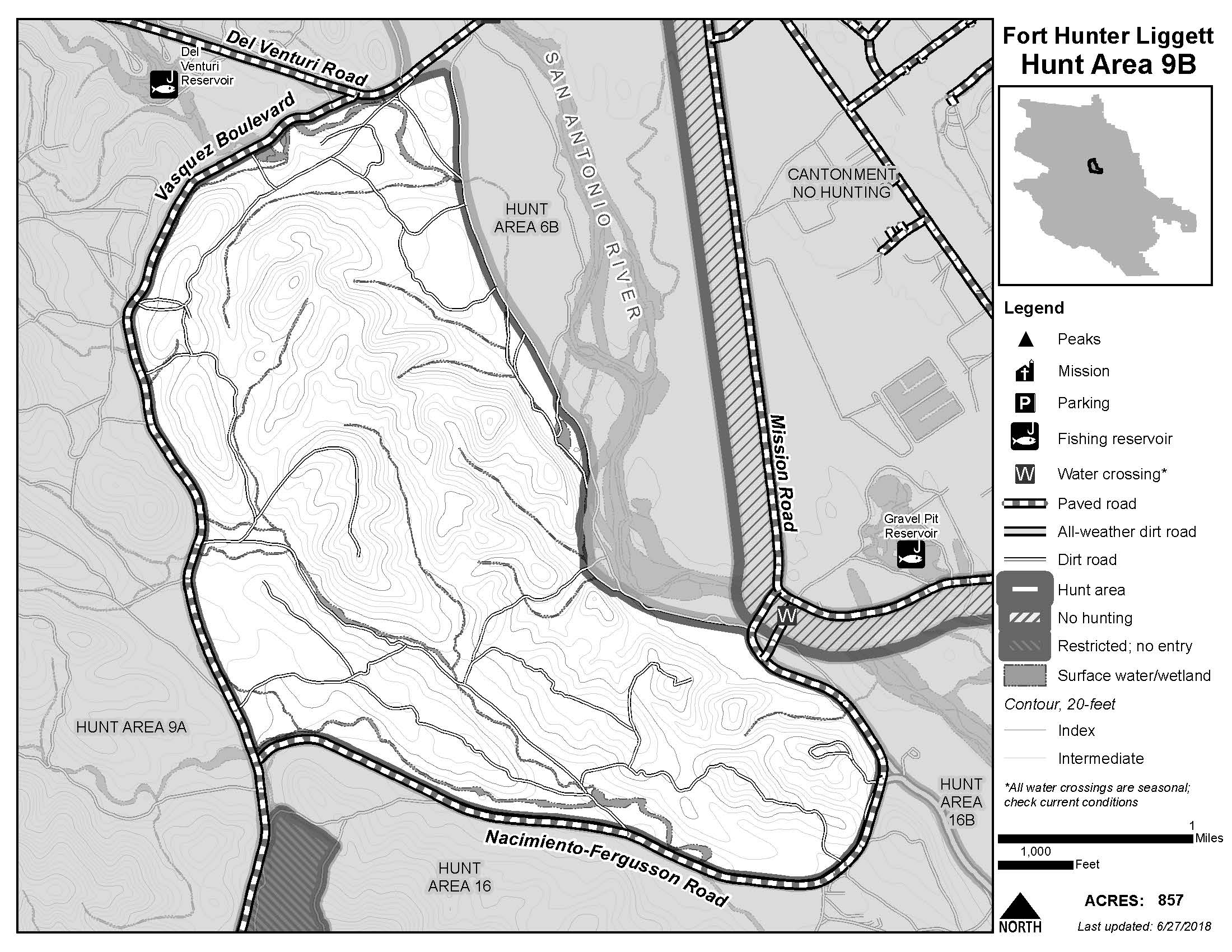 Maps - Fort Hunter Liggett - iSportsman