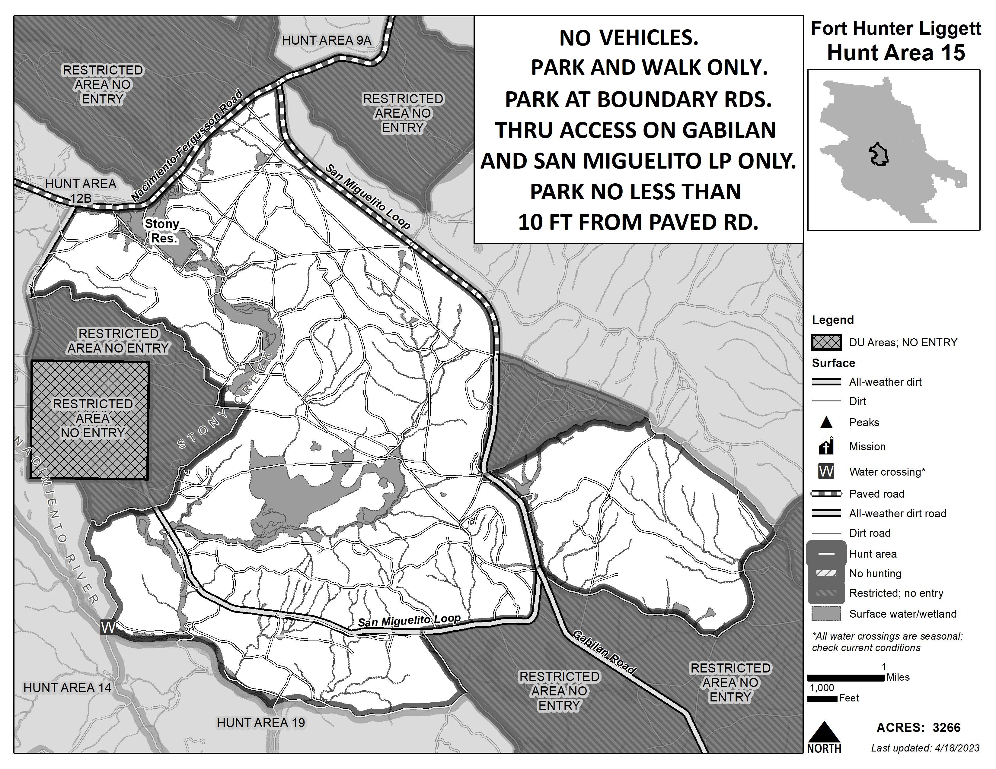Maps - Fort Hunter Liggett - iSportsman